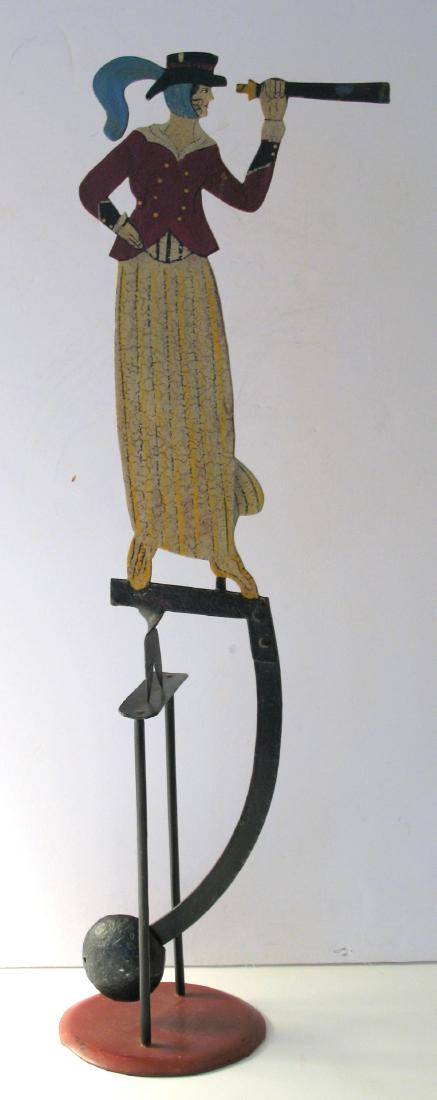 Folk Art Metal Balancing Toy
