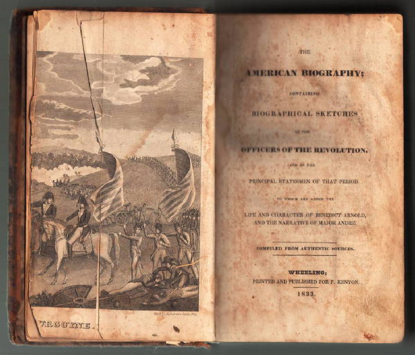 1833 American Biography Of Revolutionary War Officers