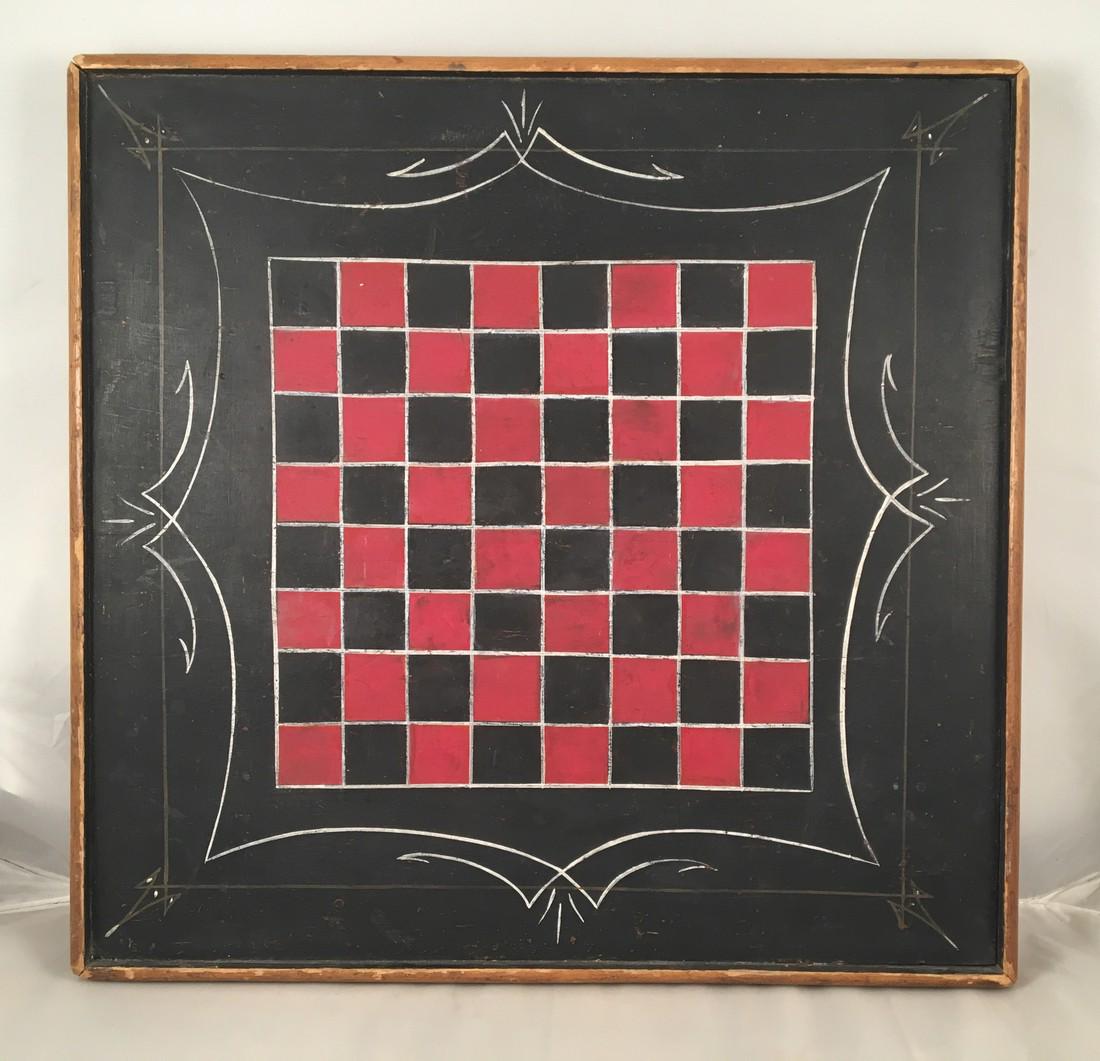4 Colored Original Painted Gameboard With Pinstriping