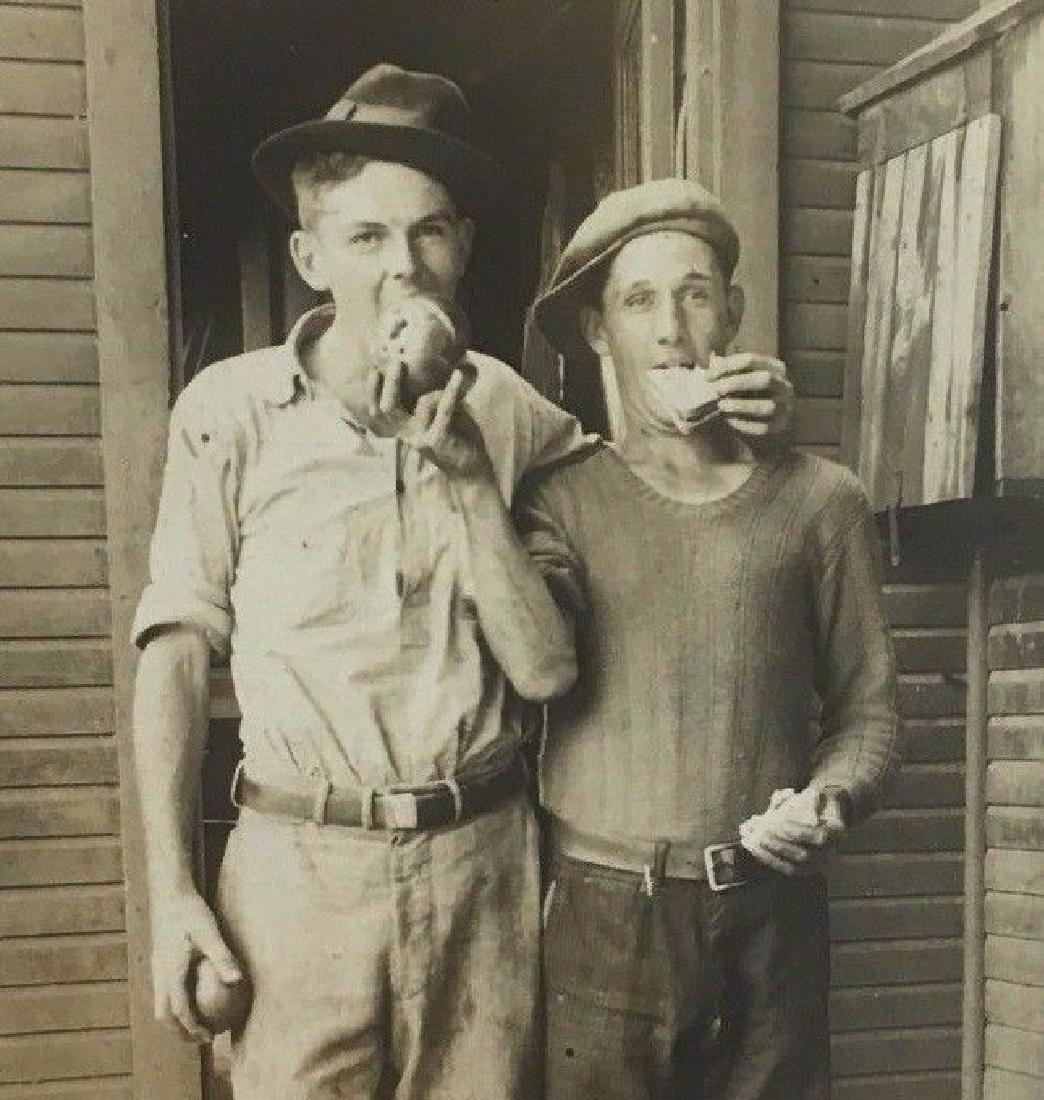 Vintage 1920s Depression Era Young Men Friends Photo