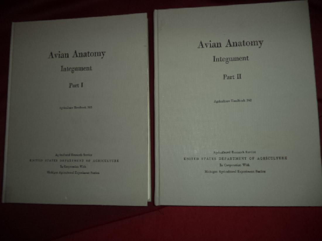 Avian Anatomy Integument 2 volumes Part I & Part II