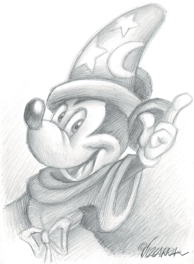 Original Drawing - Mickey Mouse - Sorcerer's Apprentice