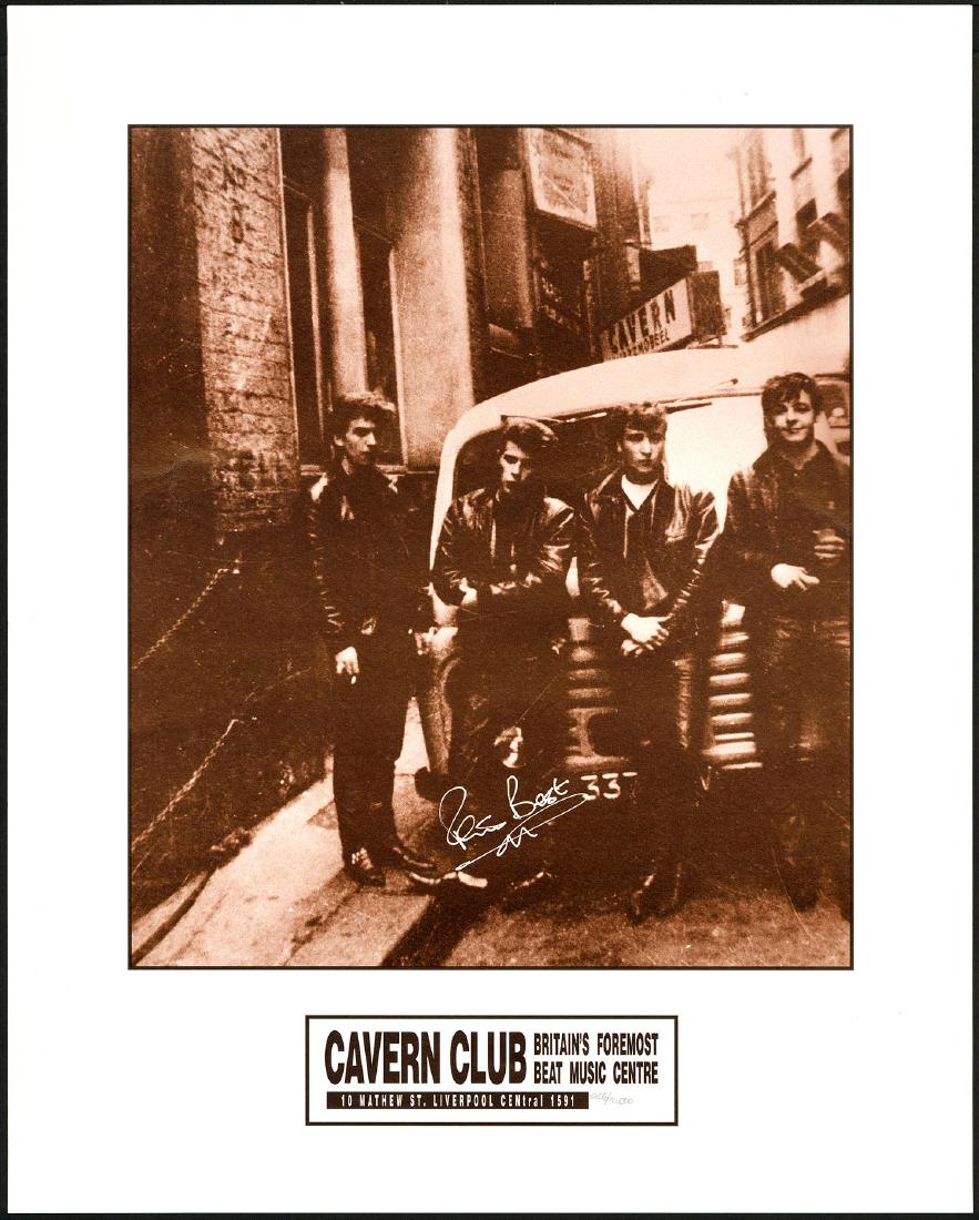 Signed Beatles Cavern Club Poster