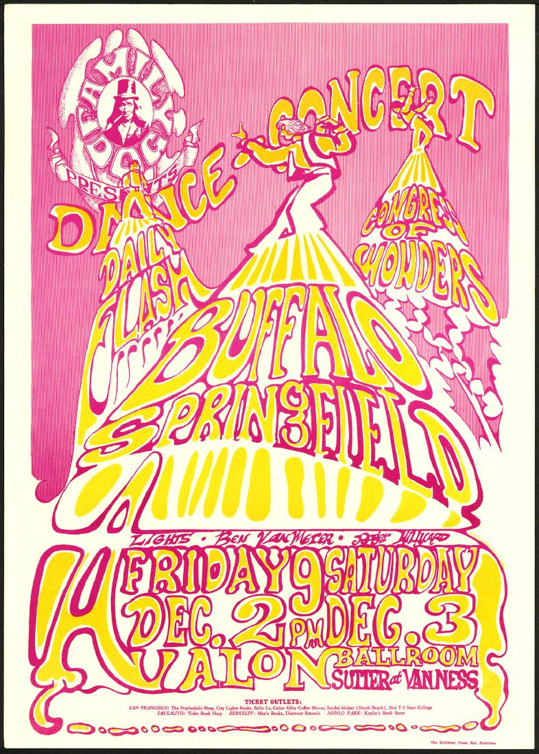 Popular FD-37 Buffalo Springfield Poster