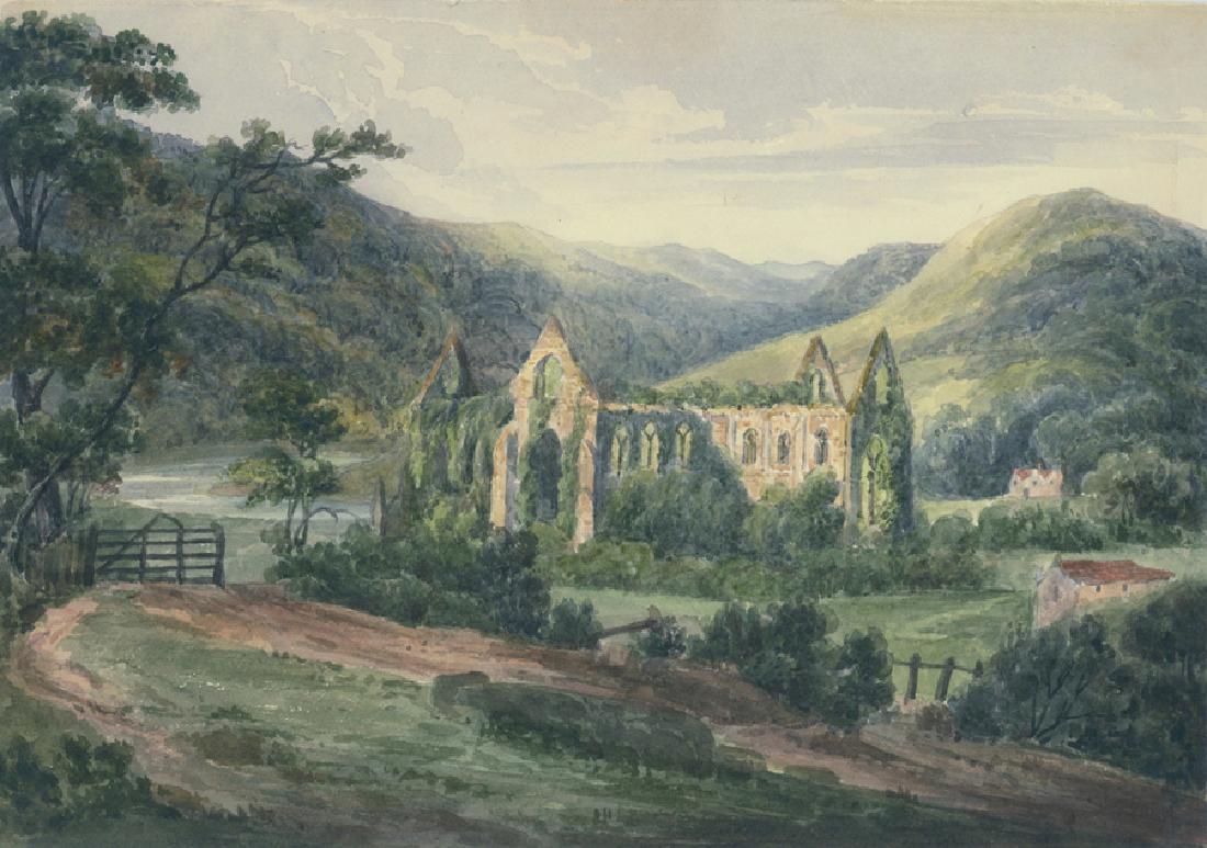 Thomas Sandby Painting Ruin of Abbey