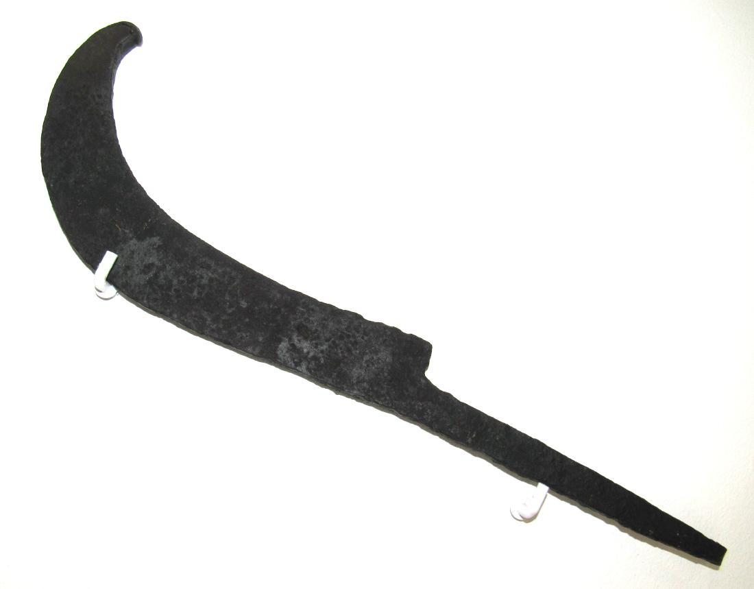 Ancient Roman Iron Gladiatorial Sickle Weapon - Thrax