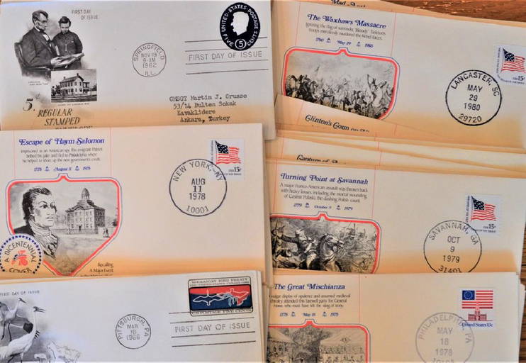 1960's & 1970's 350+ First Day Issue Stamp Collection