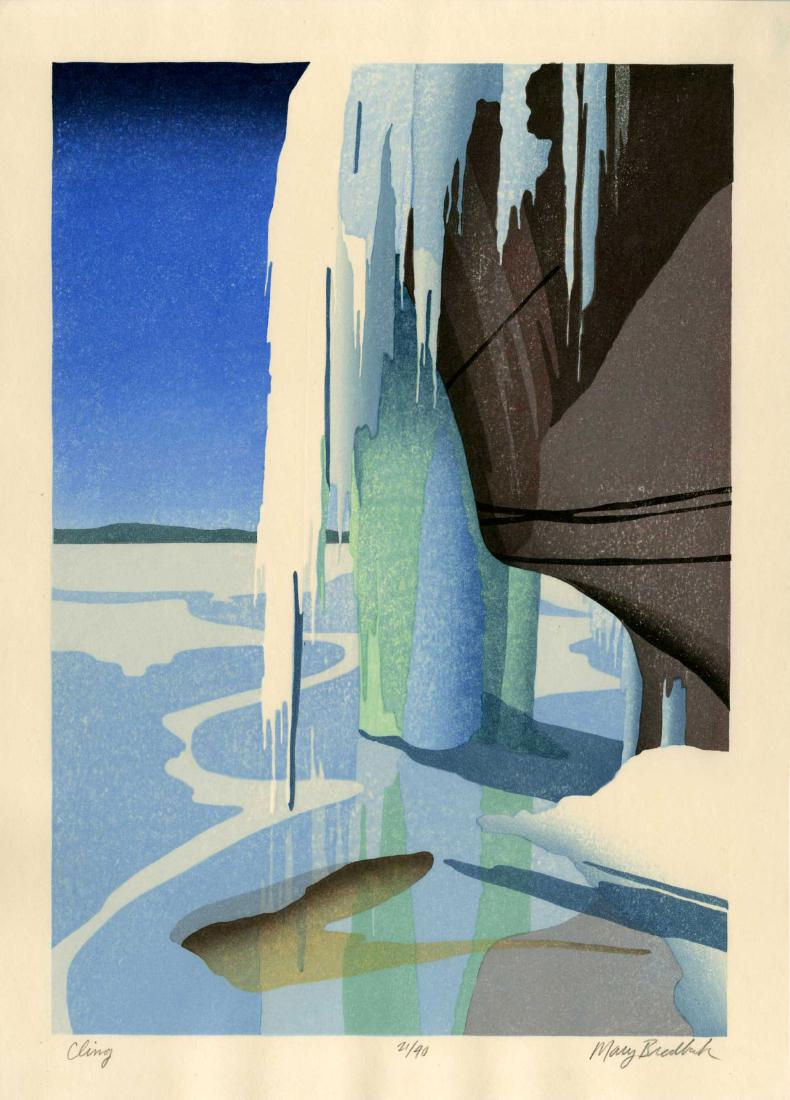 Mary Brodbeck Woodblock Cling