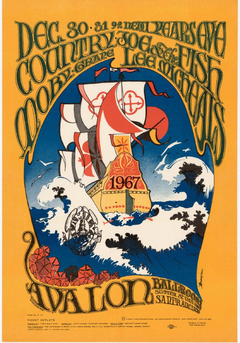 FD 41 DANCE CONCERT - Avalon Ballroom 12/30-31/66