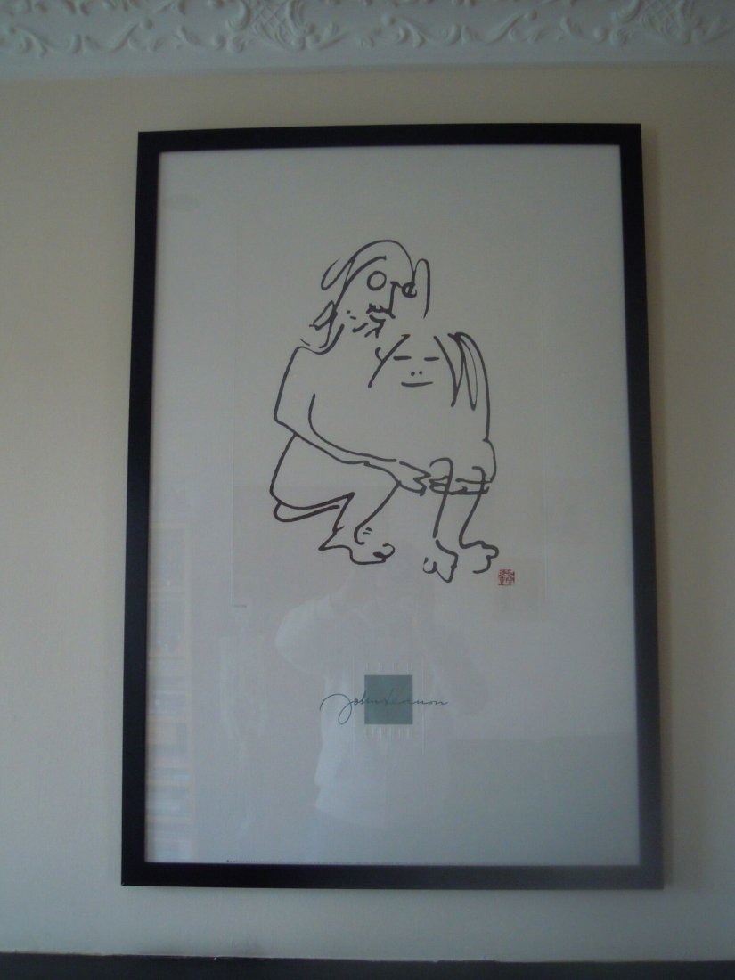 John Lennon Hug Lithograph