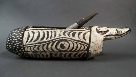 Crocodile Hand Garamut (drum) Yamuk