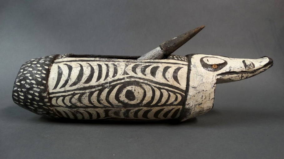 Crocodile Hand Garamut (drum) Yamuk