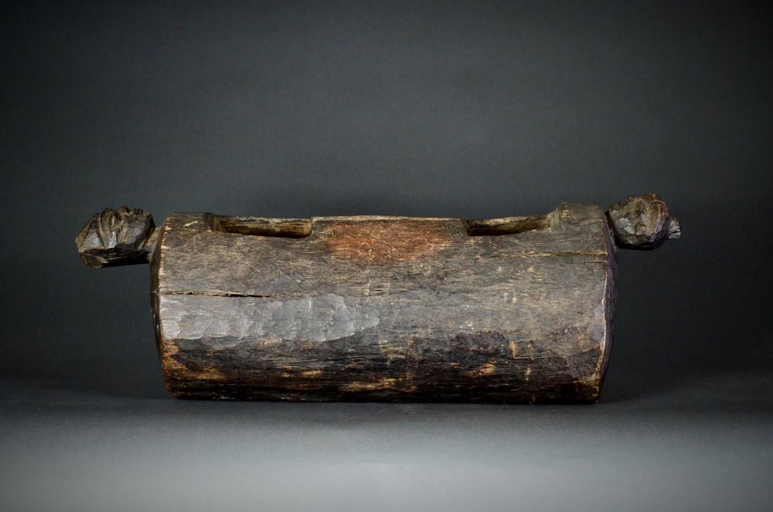 Authentic African Tribal Pende Slit Drum Idiophone Drc