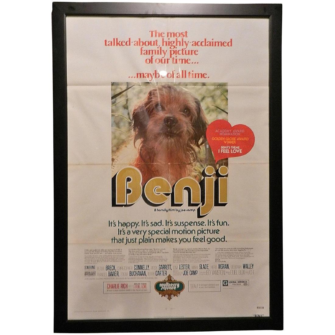 Benji 1975 Original One Sheet Movie Poster