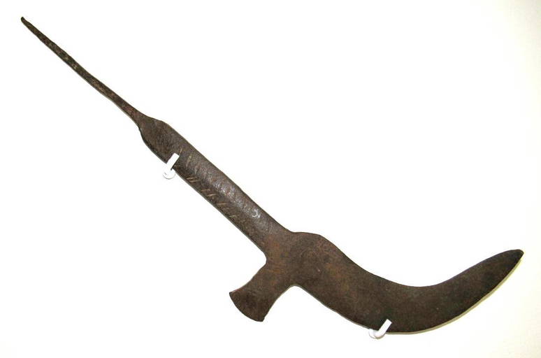 Early Medieval Iron Guisarme Pike Pole Weapon