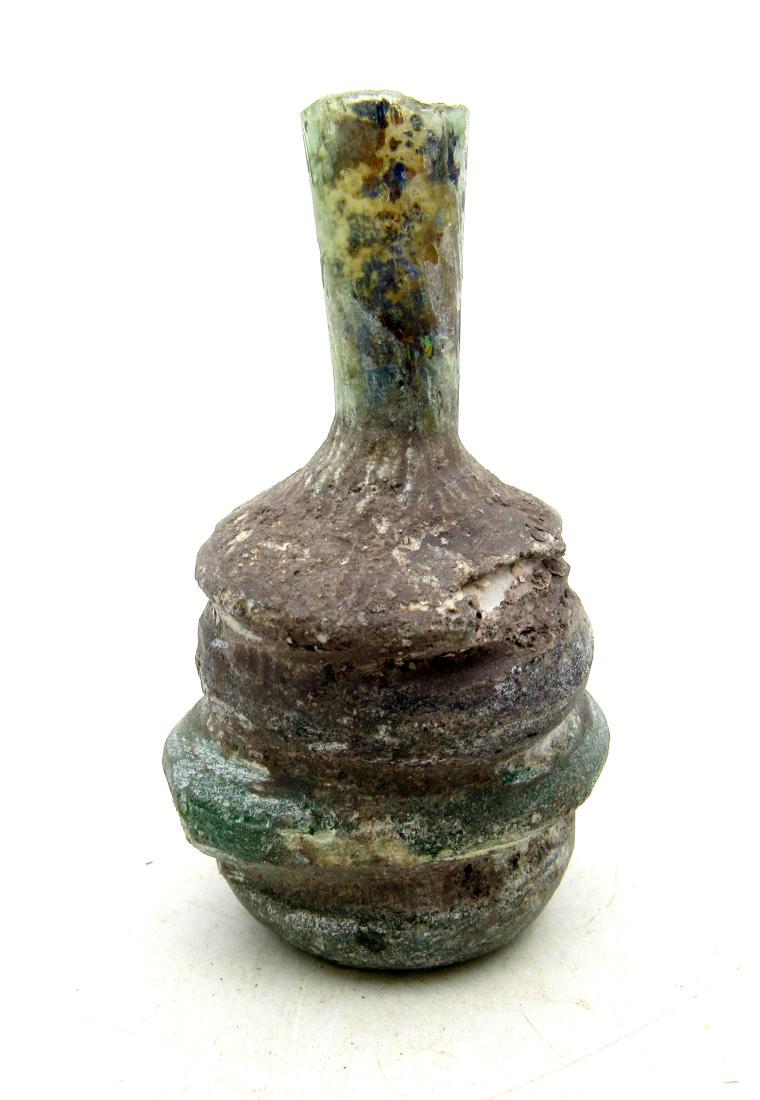 Early Medieval Byzantine Glass Flask