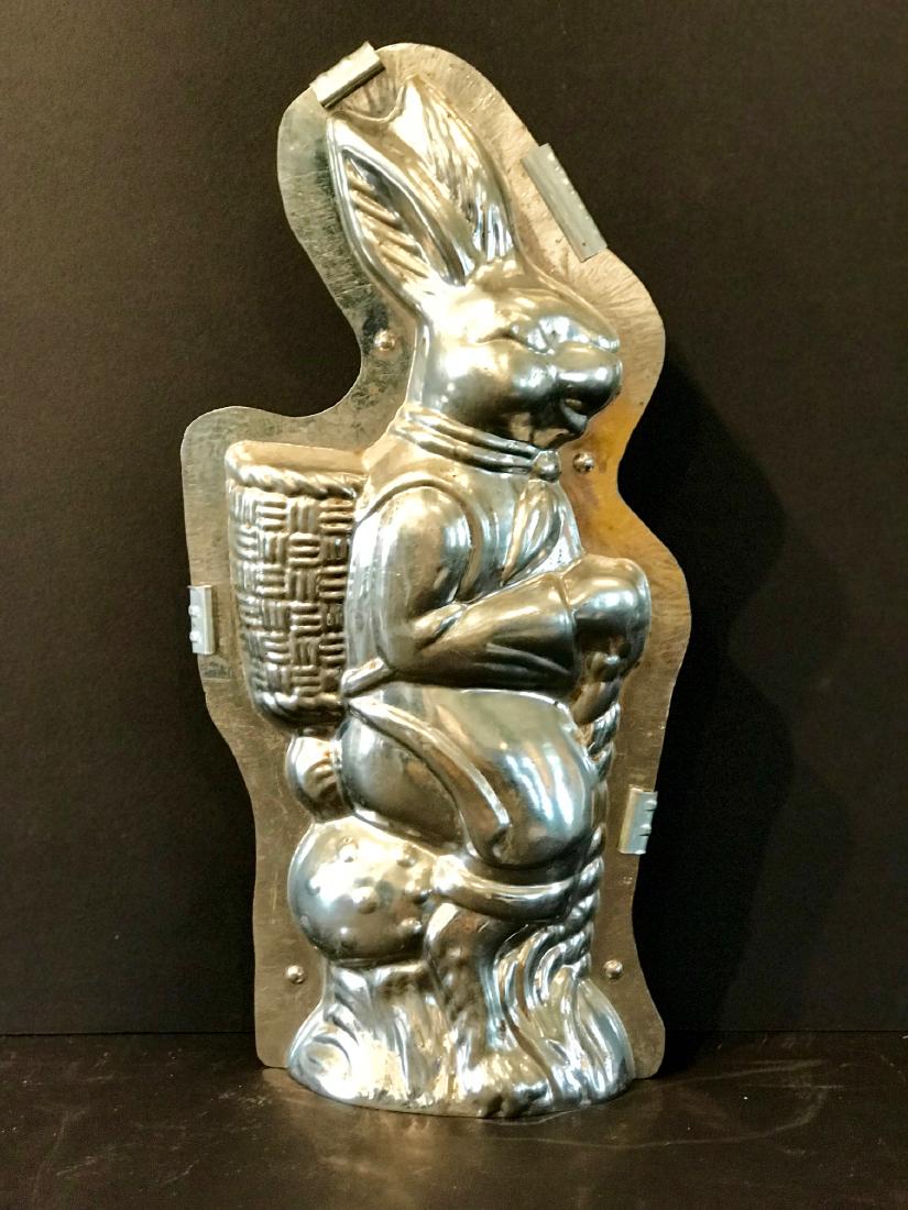 Rare Oversize Rabbit Chocolate Mold, C. 1930s