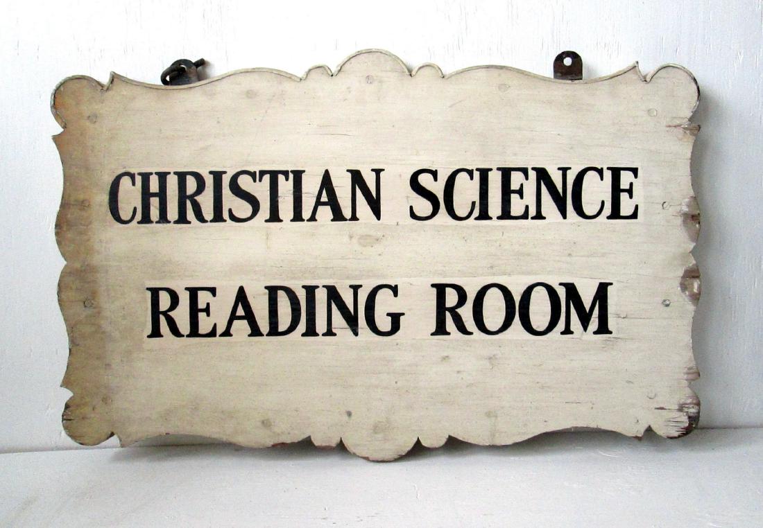 "Reading Room" Sign
