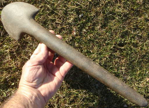 Spud Rat Tail Ceremonial Ritual Axe