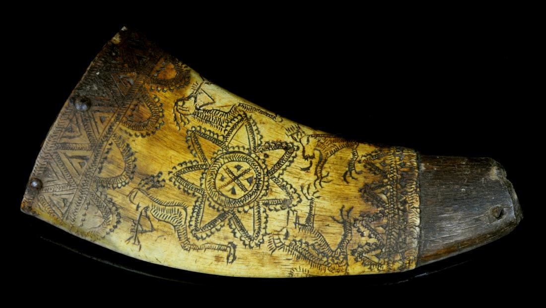 Bone Powder Flask, Europe, 17th Century