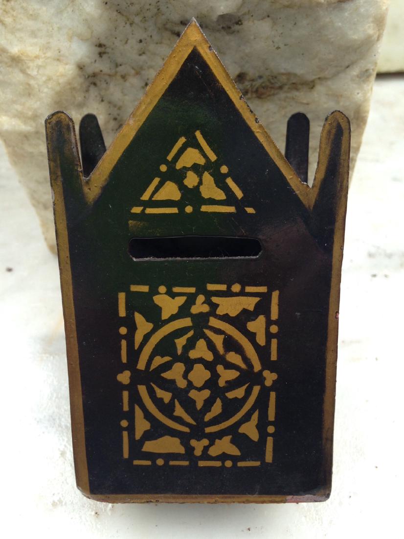 19th Century Tin Penny Bank