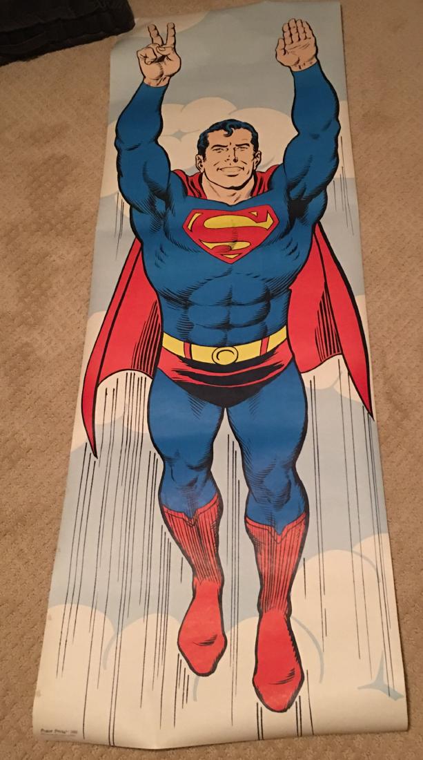 SUPERMAN DOOR SIZED POSTER - ORIGINAL