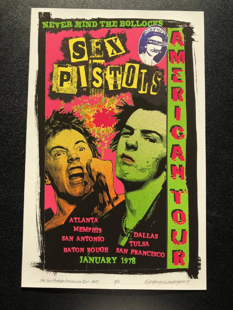 David Byrd Sex Pistols Signed Artists Proof