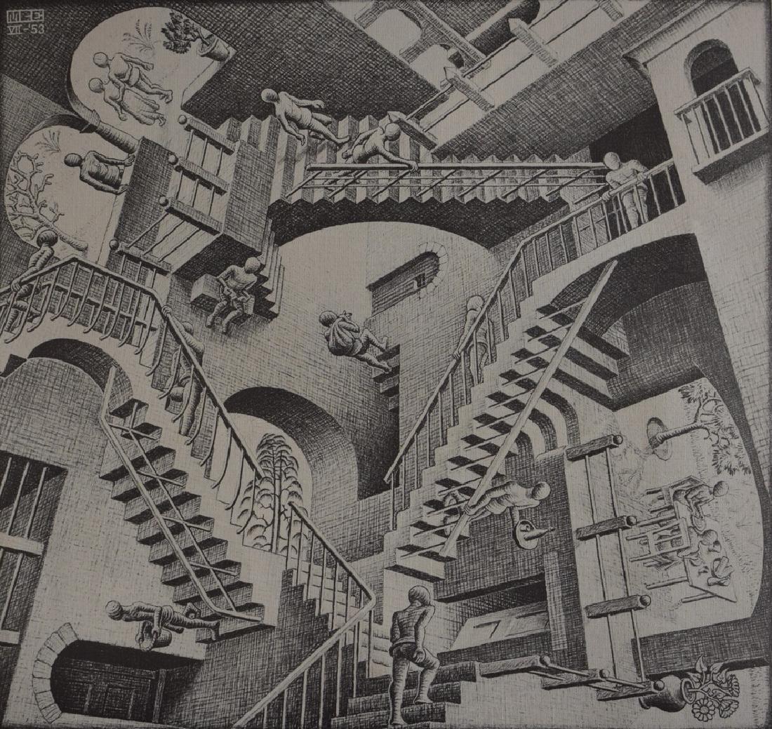 M.C. Escher Print Hol En Bol