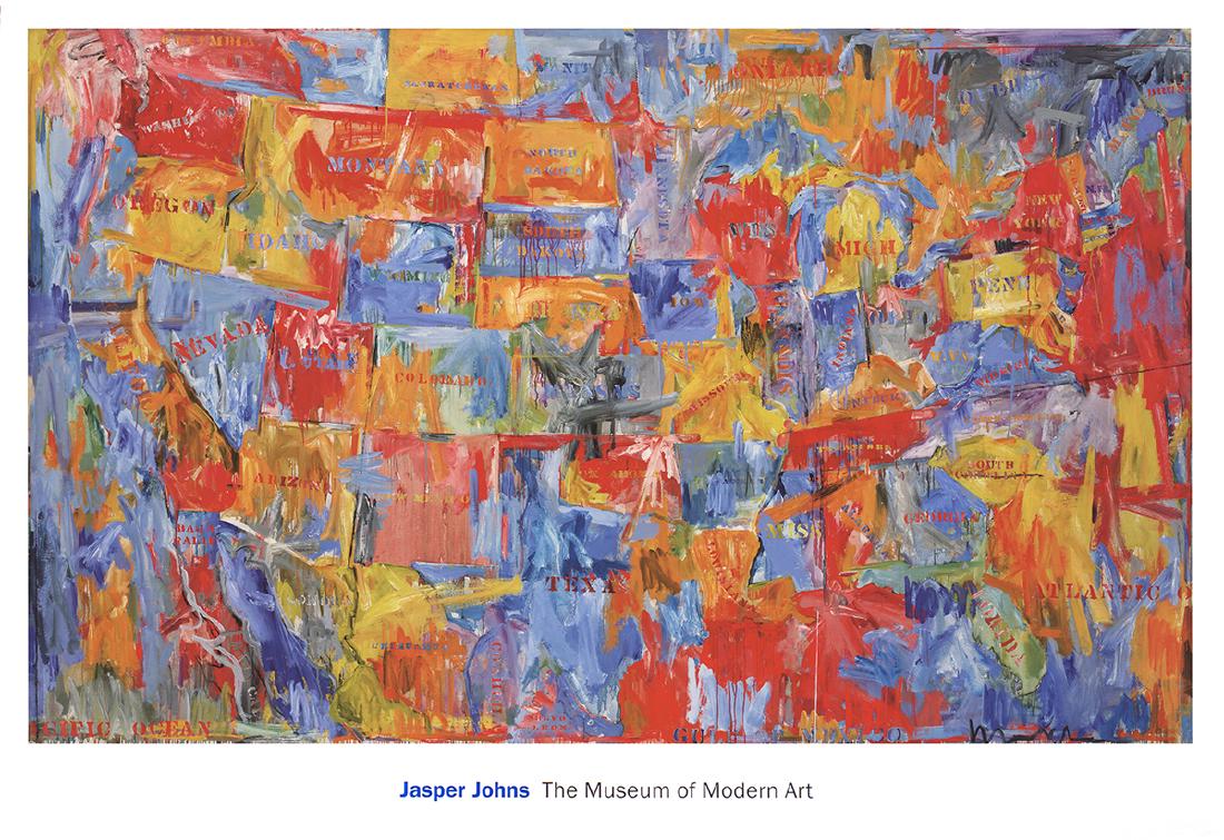 Jasper Johns, Map (lg) - May 01, 2017 | Jasper52 in NY