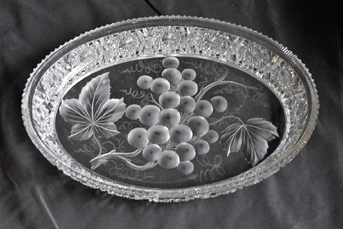 Tuthill Vintage Pattern Intaglio Brilliant Cut Glass