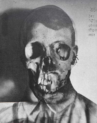 Erwin Blumenfeld Hitler Portrait As Skull