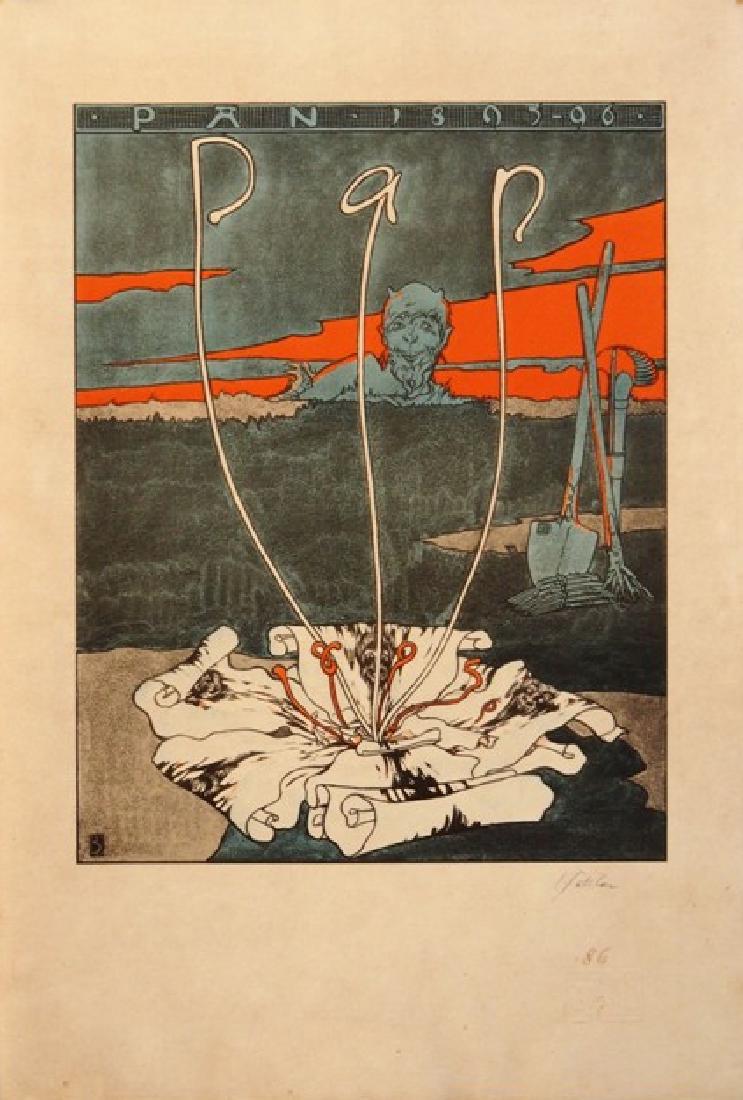 Joseph Sattler, 1895: Pan (hand signed and numbered)