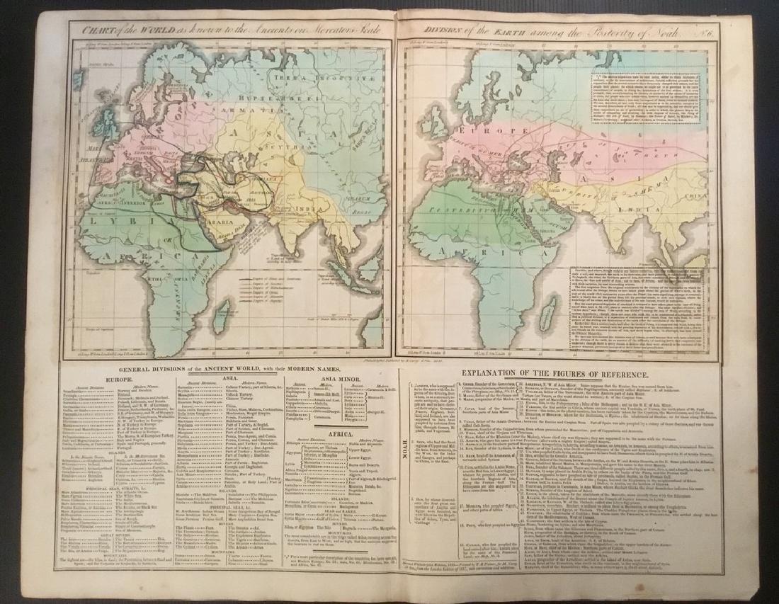 1820. Chart of the world as known to the Ancients,