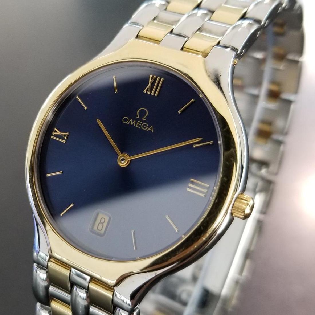 Omega Deville Symbol Mens Swiss 1980s Gold Capped & SS