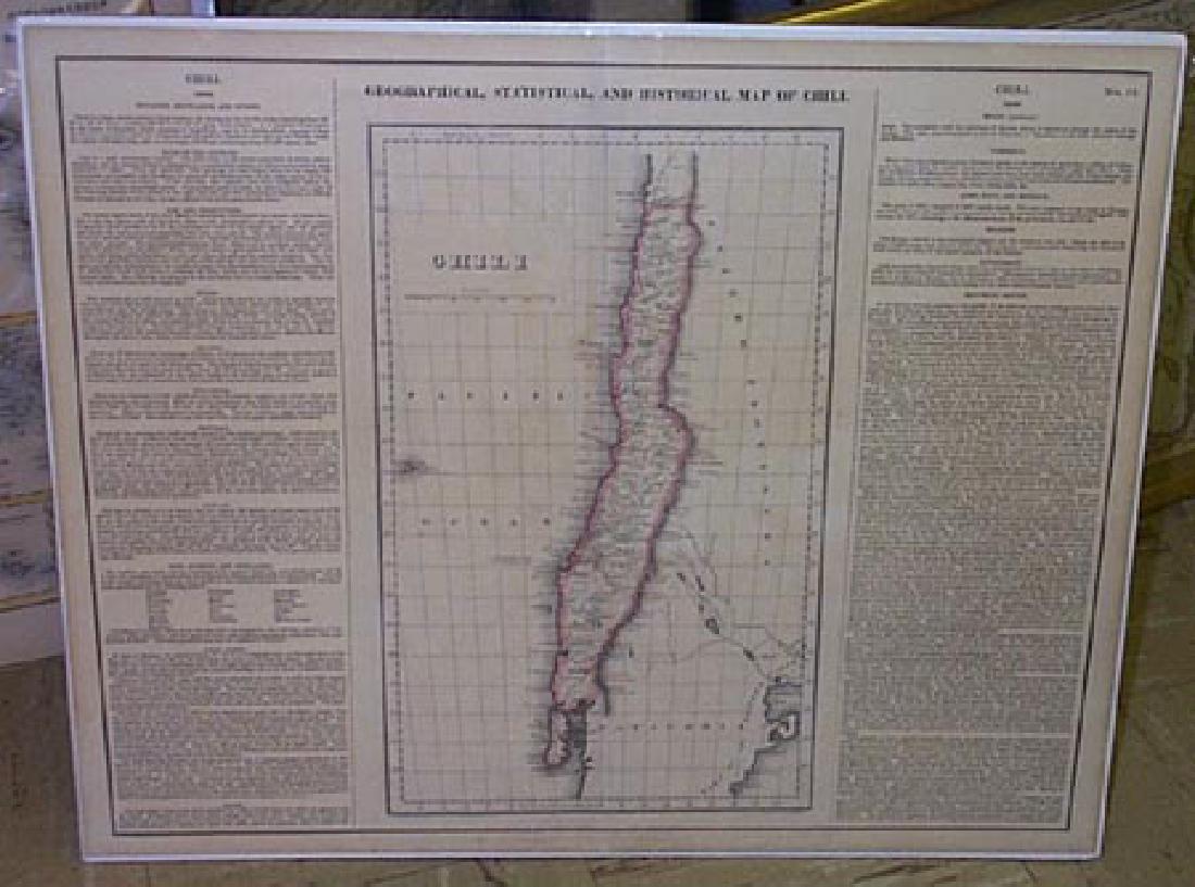 Geographical, Statistical, and Historical Map of Chile.