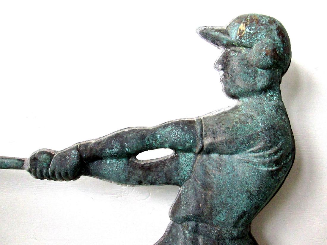Rare Baseball Batter Weathervane