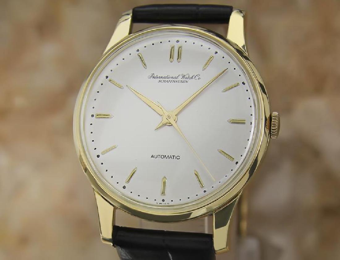 Iwc International Watch Co 18k Gold 1960's Automatic