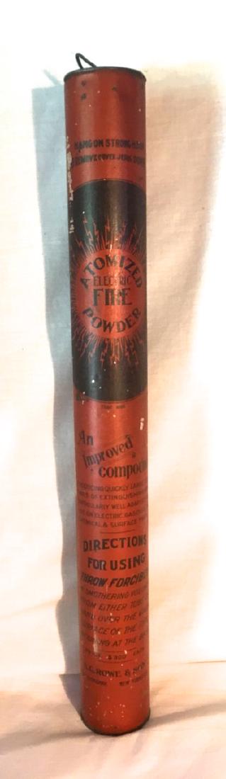 Rare 1900s Atomized Electric Fire Powder Container