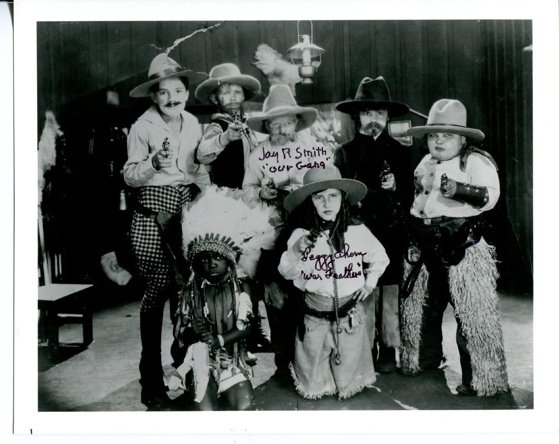 Our Gang Cast Members Signed Photo