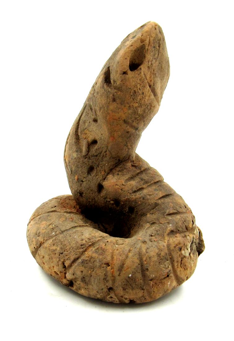 Ancient Indus Valley Terracotta Snake Idol