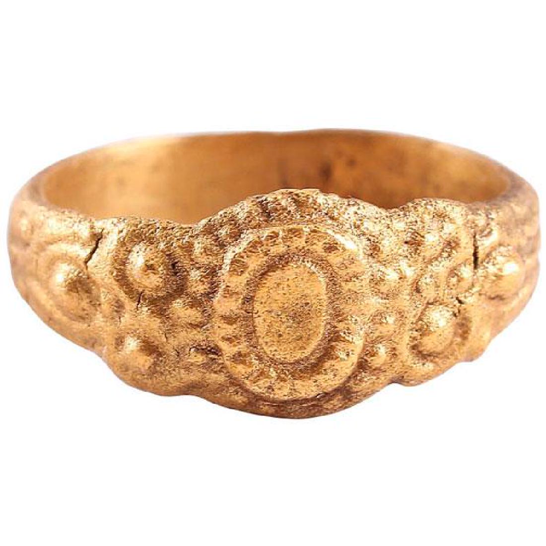 ENGLISH TUDOR WEDDING RING 16th CENTURY