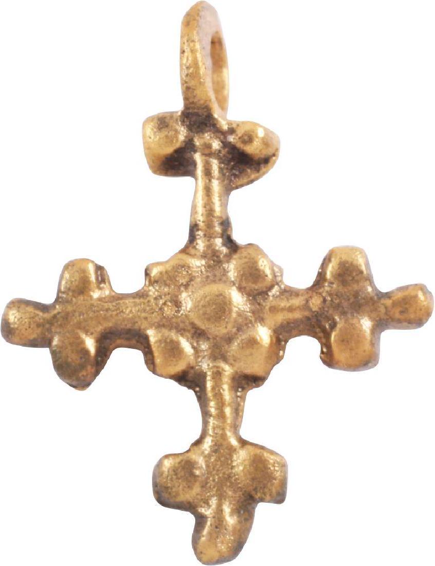 FINE FRENCH CHRISTIAN CROSS 10th-12th CENTURY