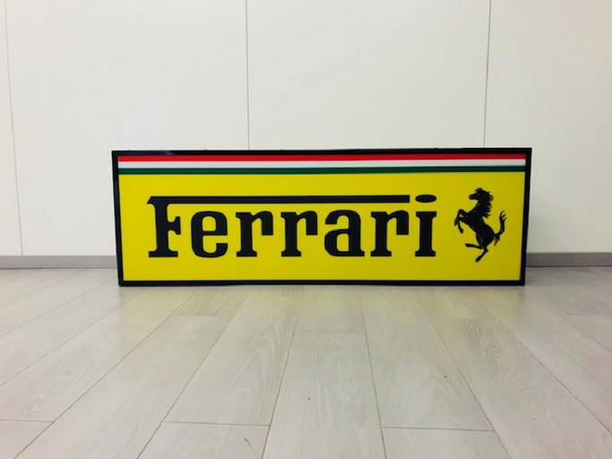 Ferrari Restored Sign