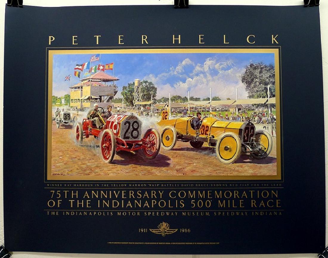 Indy 500 75th Anniversary 1911-1986 Poster