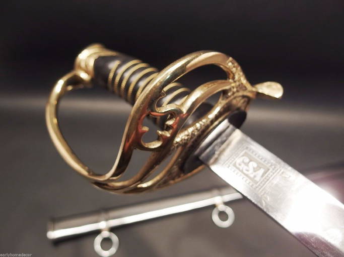 Civil War Field & Staff Officers Confederate Cs Sword