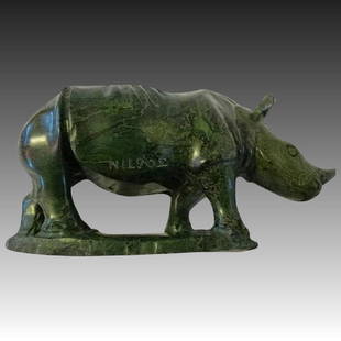 South African Figurative Stone Sculpture.