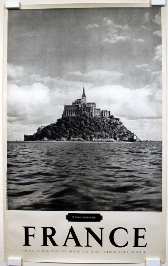 France - Le Mont Saint-Michel Original Vintage Poster