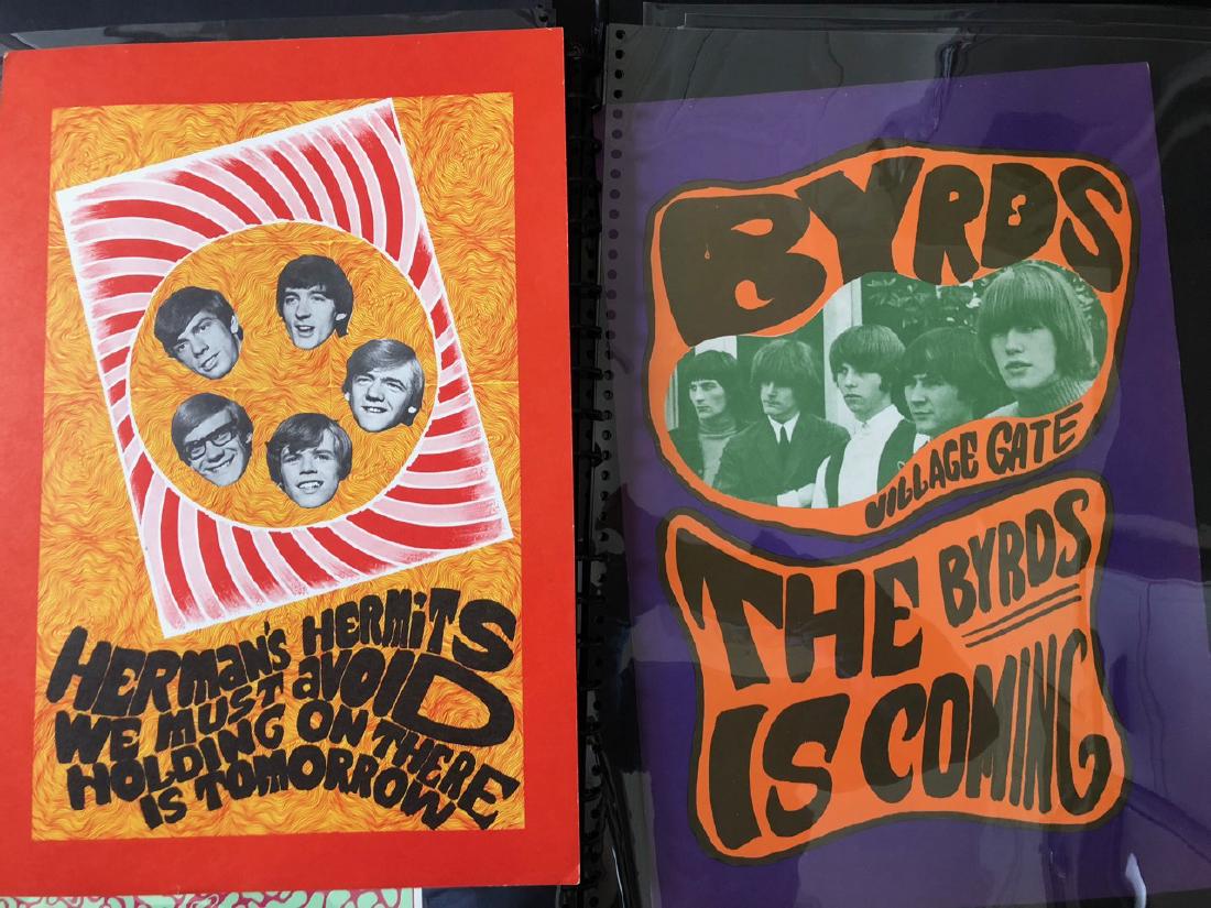 The Byrds And Herman's Hermits Poster Set