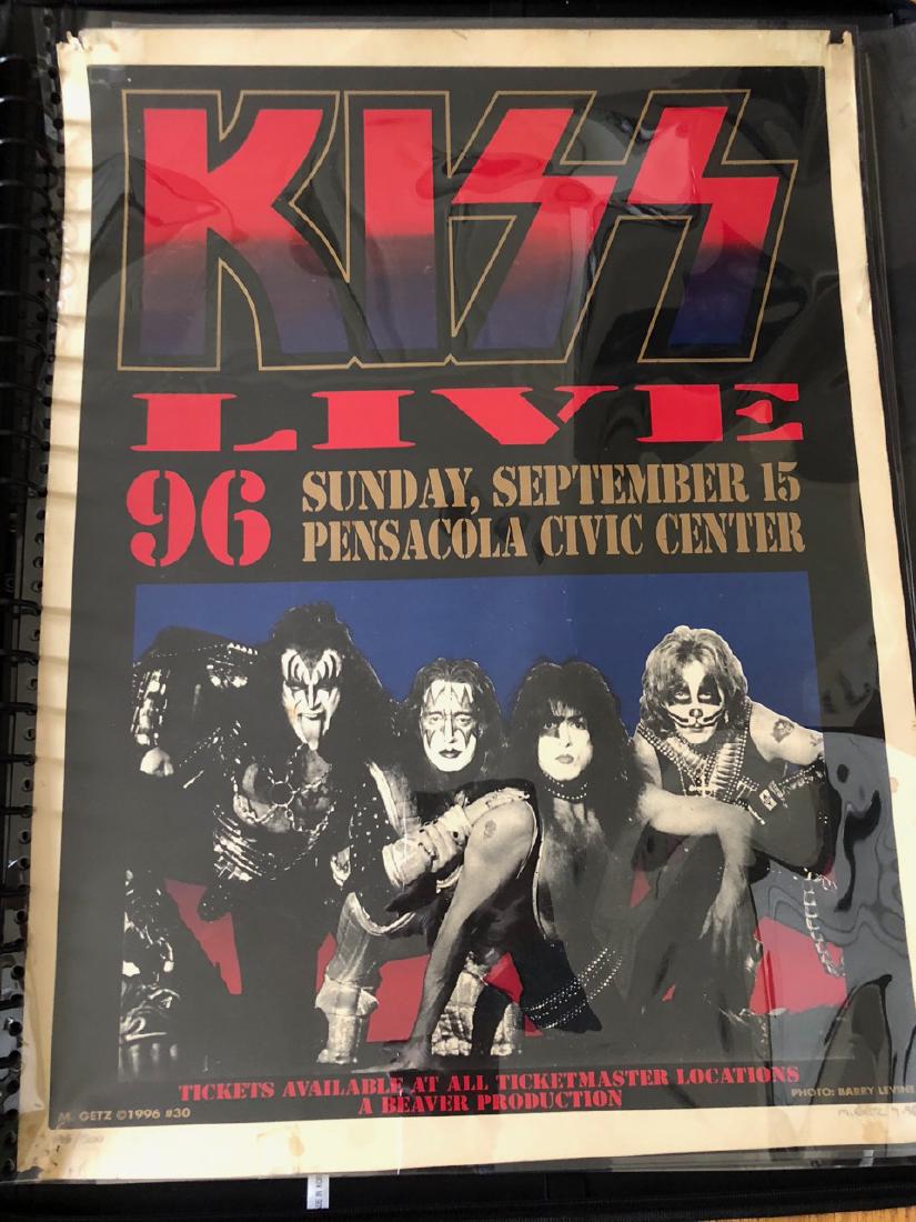 RARE KISS SIGNED / NUMBERED POSTER