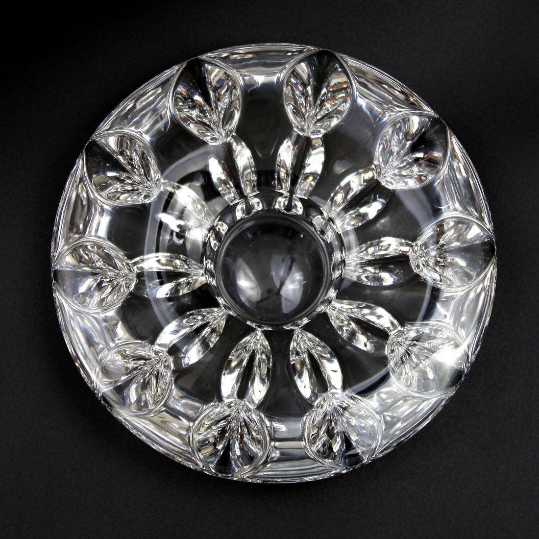 Vintage Miller Rogaska Crystal Glass Snowflake Tealight